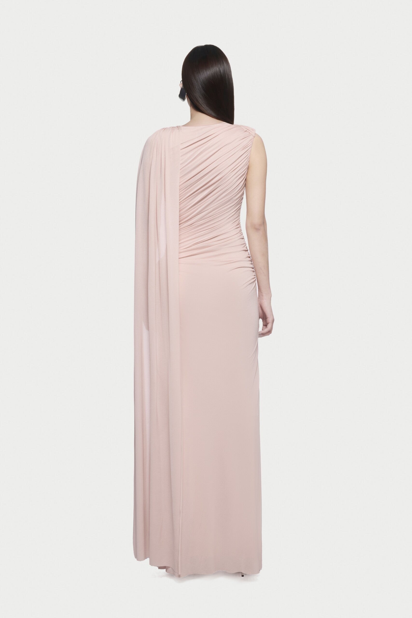 Rubaiyat – SLEEVELESS FORM-FITTING LONG DRESS WITH ASYMETRICAL FLAP AND ...