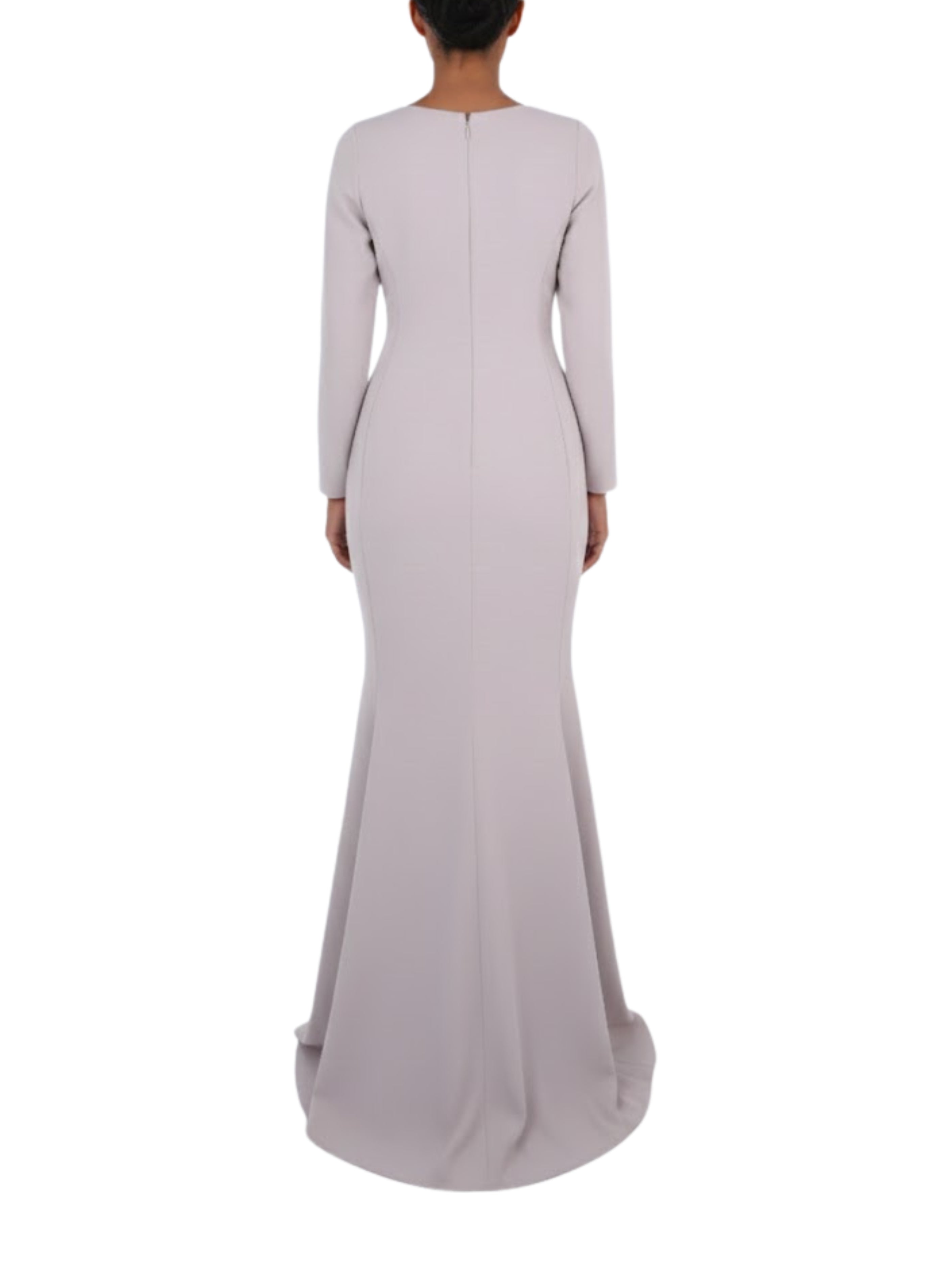 Rubaiyat – HAND EMBROIDERD CHEST LONG SLEEVES OFF SHOULDER DRESS FULL ...