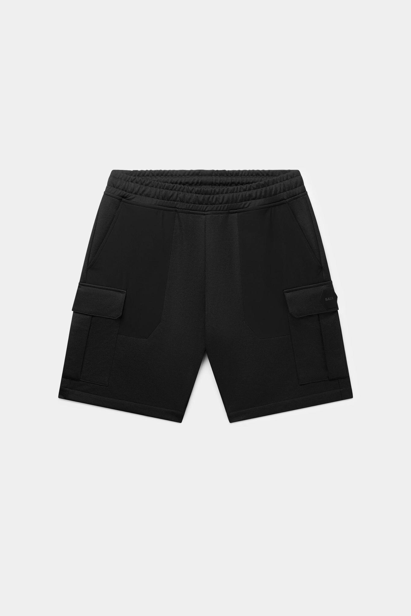 Q+ REGULAR FIT CARGO SHORTS JET BLACK – Rubaiyat